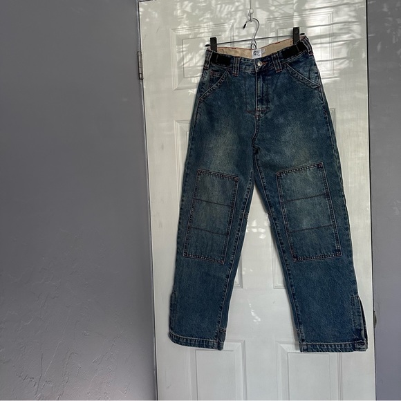 Princess Polly | Jeans | Princess Polly Adjustable Blue Jeans | Poshmark